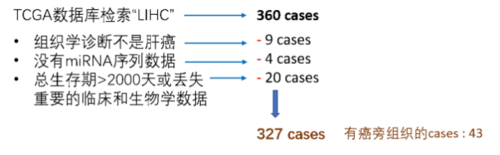 巧用TCGA数据库挖掘miRNA预测HCC患者存活